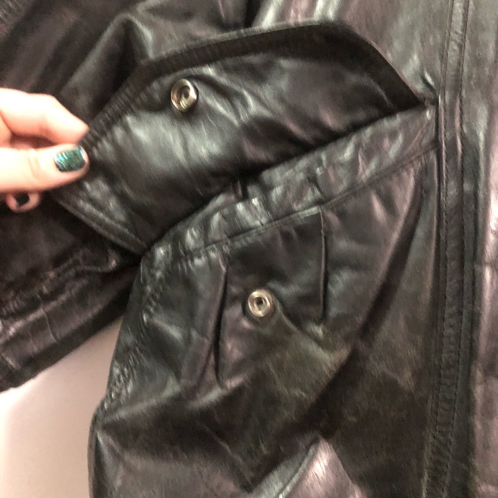 Well Worn Leather Jacket - Gem